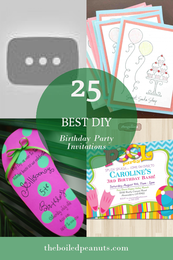 25 Best Diy Birthday Party Invitations Home Family Style And Art Ideas 25 Best Diy Birthday Party Invitations Home Family Style And Art Ideas